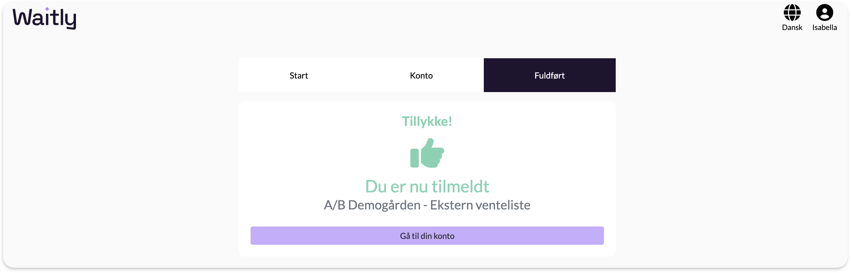 Sådan tilmelder du dig lister på Waitly – Waitly Support